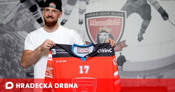 Hokejový obránce Hronek z Detroitu začne sezonu v Hradci Králové